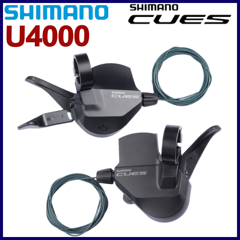 Shimano CUES U4000 Shifter 2 Speed 9 Speed Right Left RAPIDFIRE PLUS ...