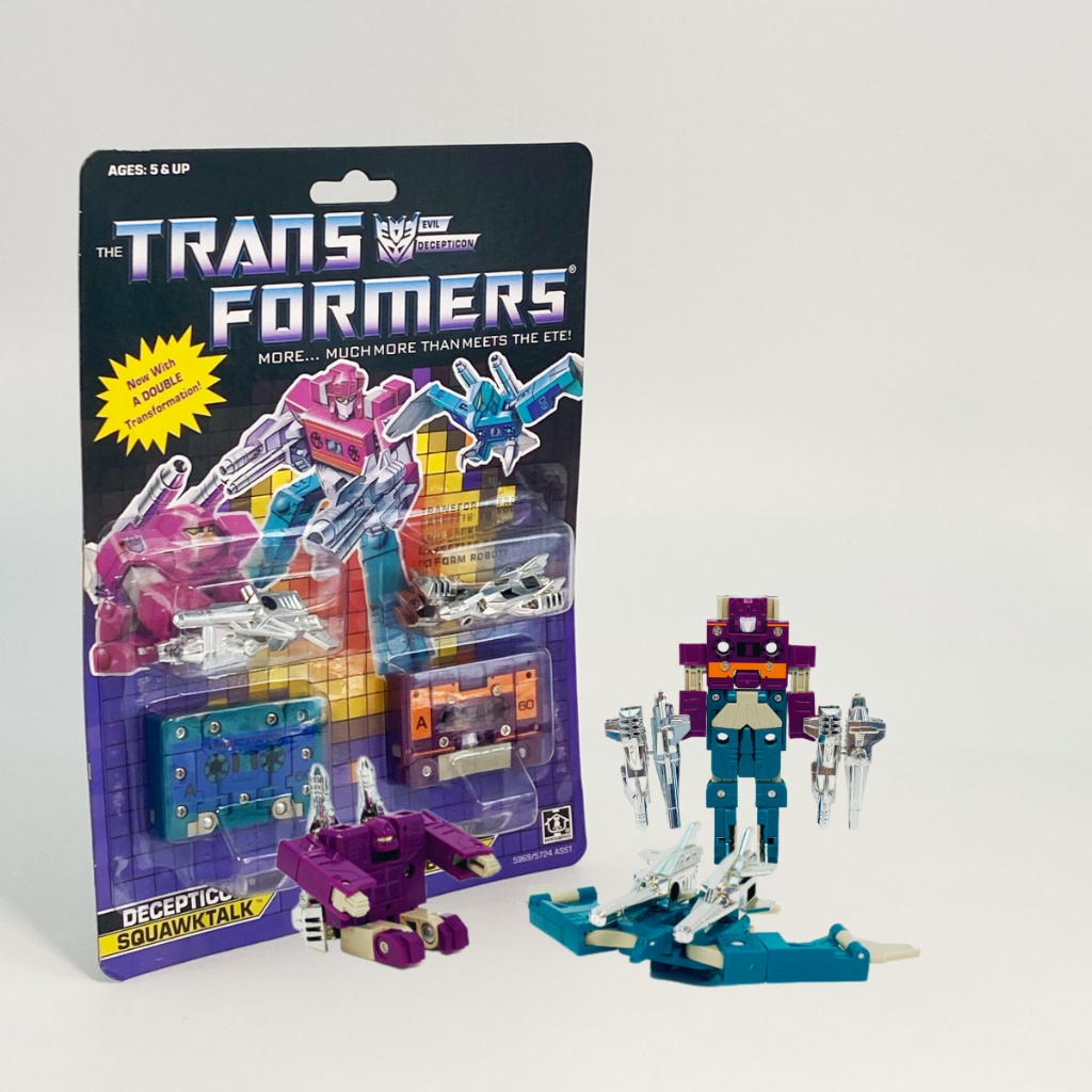 Transformers G1 Cassettes Squawktalk and Beastbox Brand New Action ...