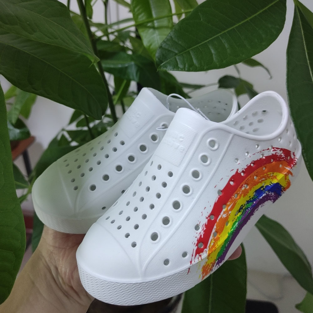 Three Kids Sandals Summer Beach Clogs Hollow Straw Girls and Boys Rain ...