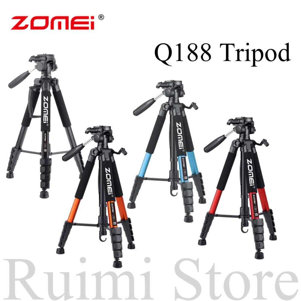 Zomei Q188 Professional Lightweight Mini Travel Tripod 360°Accurate ...