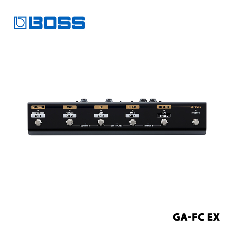 BOSS GA-FC EX Foot Controller 6 Pedal Foot Switch Extended GA-FC pedal with Improved ...