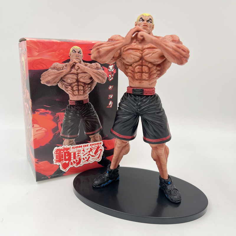 8.6" Anime BAKI the Grappler Jack Hanma PVC Statue Figure Toy Box ...