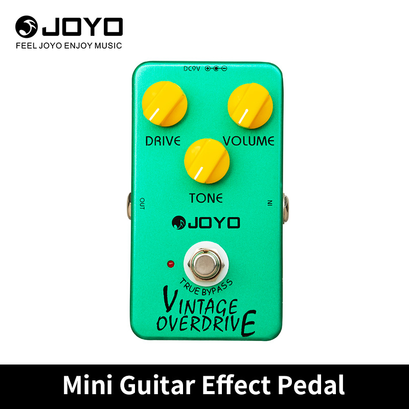 JOYO JF-01 Overdrive Effect Pedal Classic Vintage Overdrive Pedal for ...