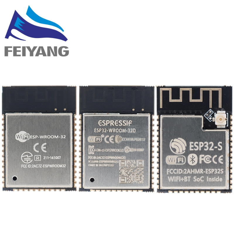 ESP-32S ESP-WROOM-32 ESP-WROOM-32D ESP32 ESP-32 Bluetooth and WIFI Dual Core CPU with Low Power ...