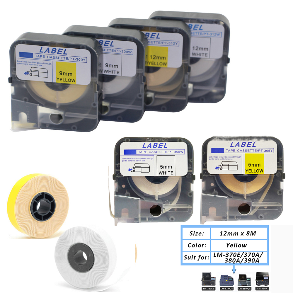 3pcs label tape cassette Compatible MAX Electronic letatwin Adhesive ...