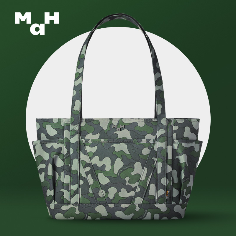 MAH Camouflage Series Large Capacity Commuter Tote Bag Laptop Handbag ...