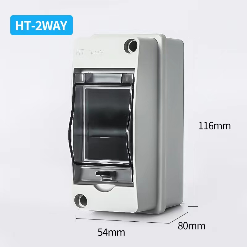 HT-2/3 2 way 3 way Plastic Electrical Distribution Box Waterproof MCB ...