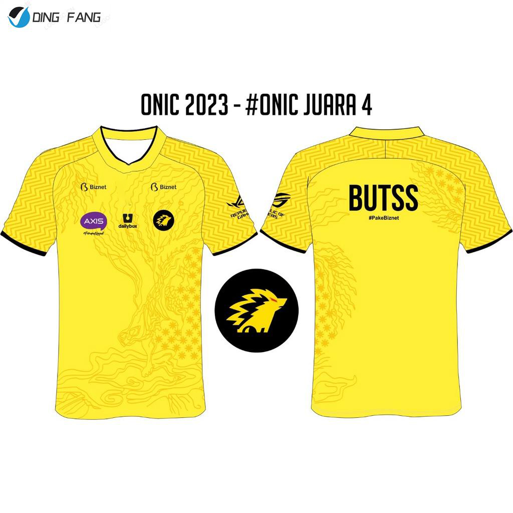 DINGFANG New Onic Esports Jersey 2023m4 Home & Away Pro Edition Onic ...