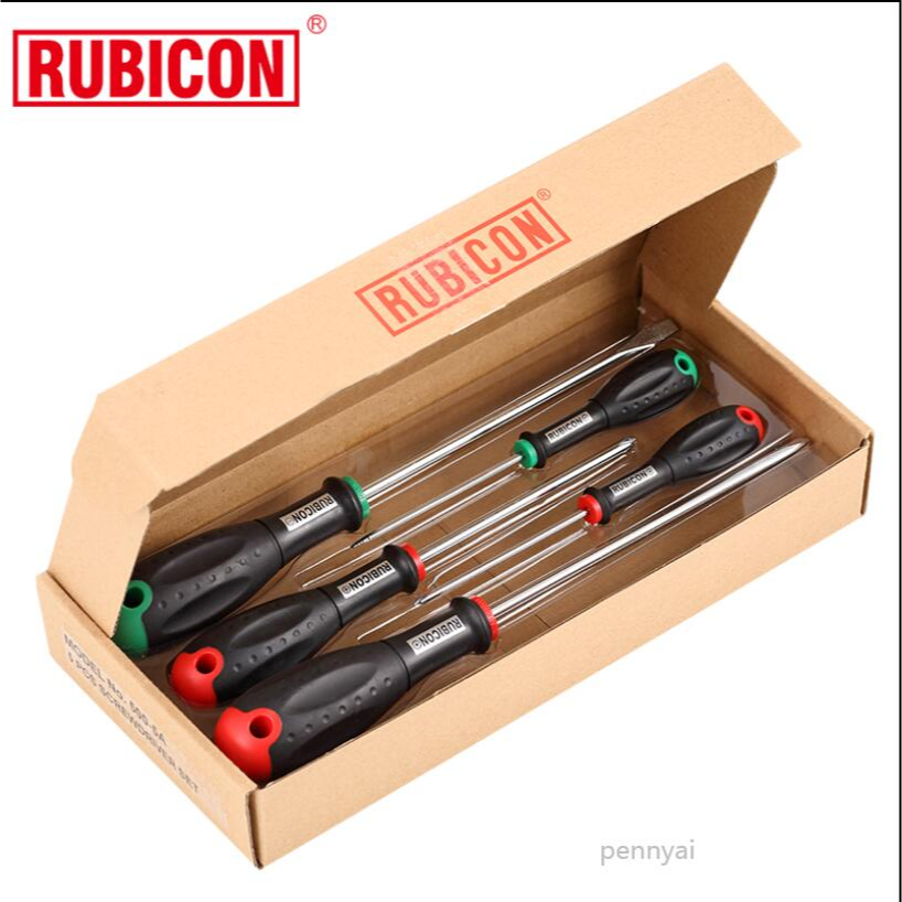 Japan RUBICON Hardened Magnetic Screwdriver Set 500-5A | Shopee Philippines