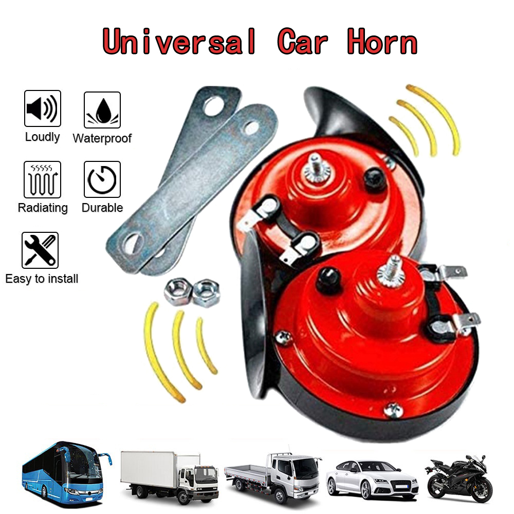 Ceyes 12V Universal Car Horn Motorcyle Horn Super Loud Auto Vehicle ...