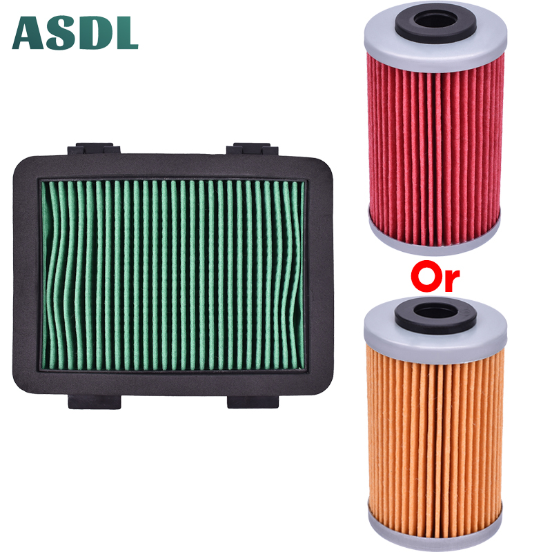 ASDL Motorcycle Air Filter and Built-in oil filter set for Husqvarna ...