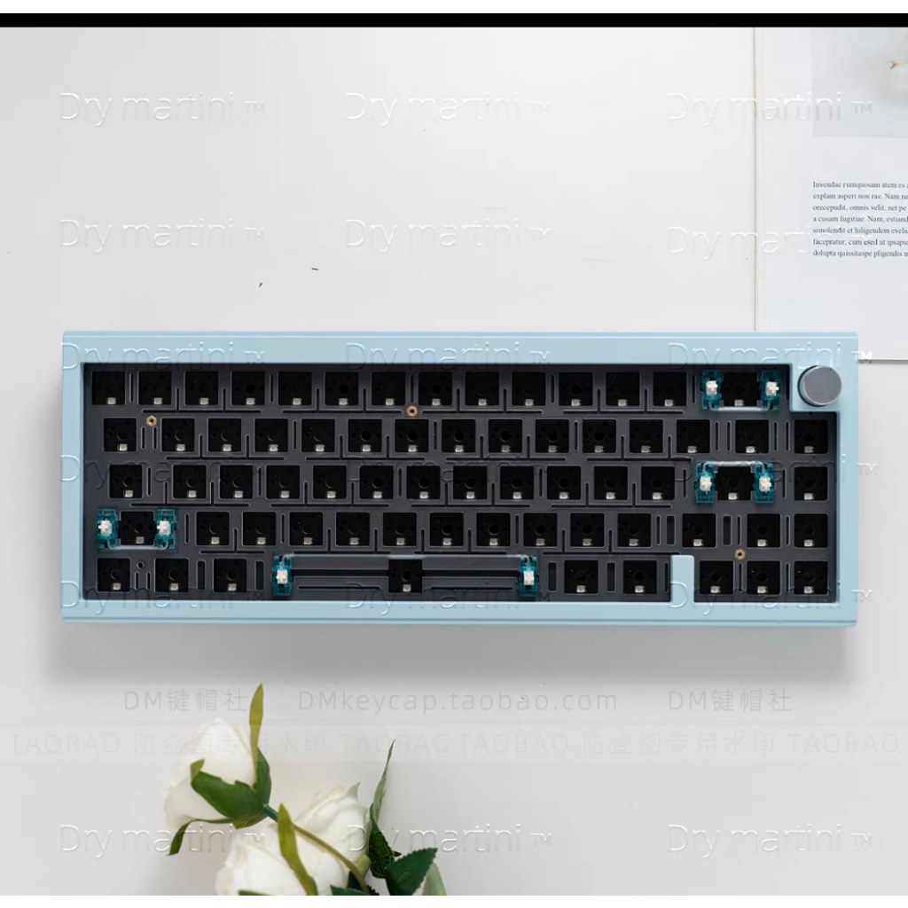 CIDOO V65 V2 Wired/Bluetooth Mechanical Keyboard Kit 65% Layout GASKET ...