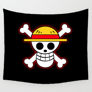 Anime one piece luffy wall art tapestry rectangle tapestry bedroom wall ...