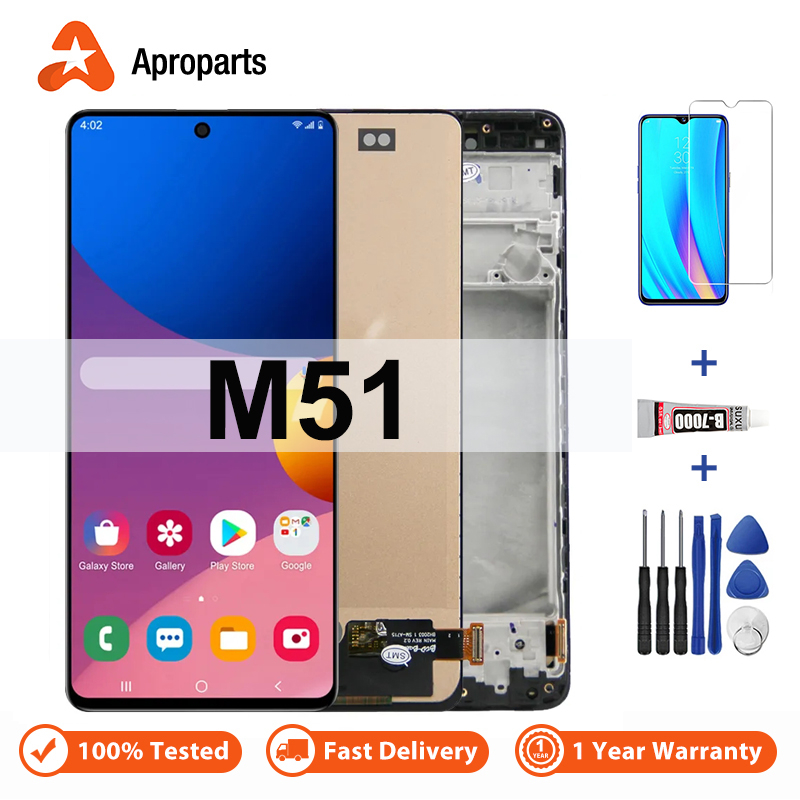 Screen For Samsung Galaxy M51 M515 M515F/DSN LCD Display Touch Screen ...