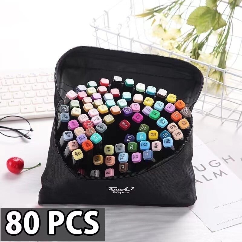 Touch Markers Pen Sketching Markers Twin Tip Drawing Brush Pen Drawing ...