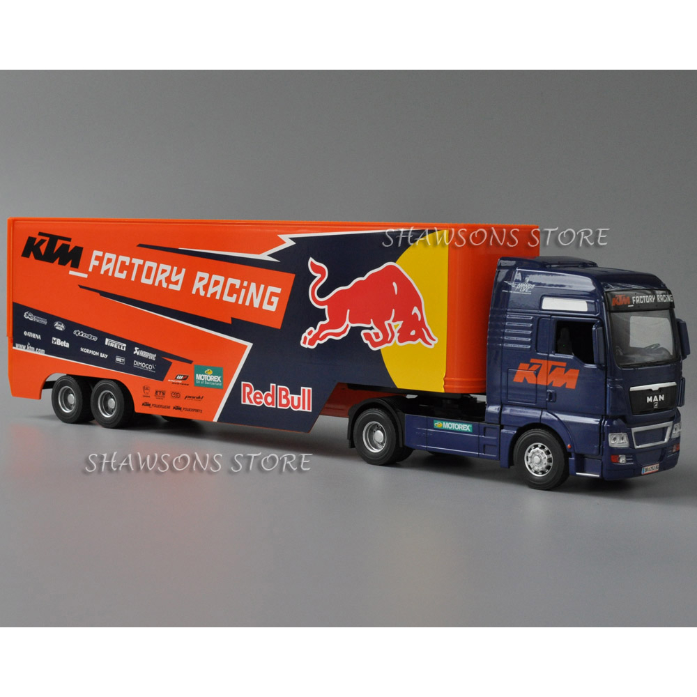 1:32 Scale Diecast Semi-Trailer Model Truck Toys Man TGX Tractor With ...