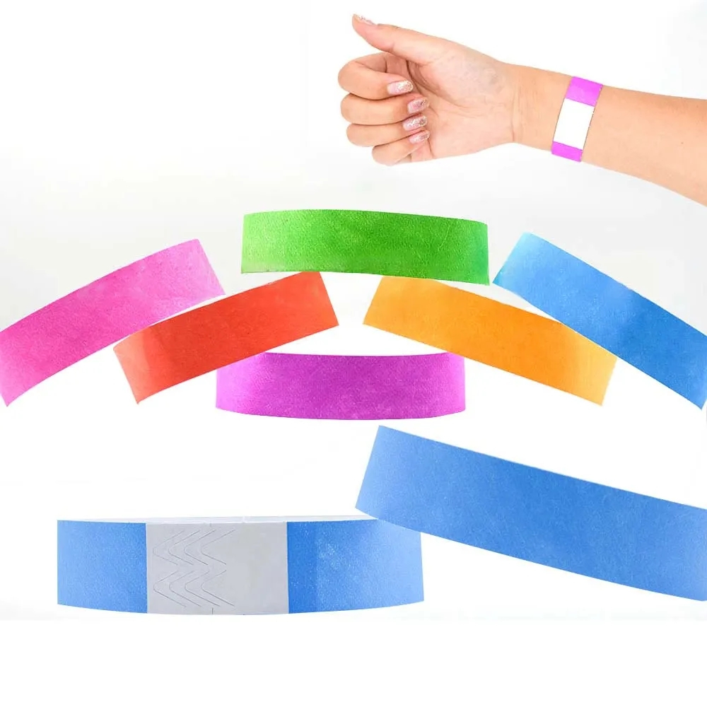 100pcs Events Wristband Bracelets Sticker Hand Wrist Waterproof Sticker ...