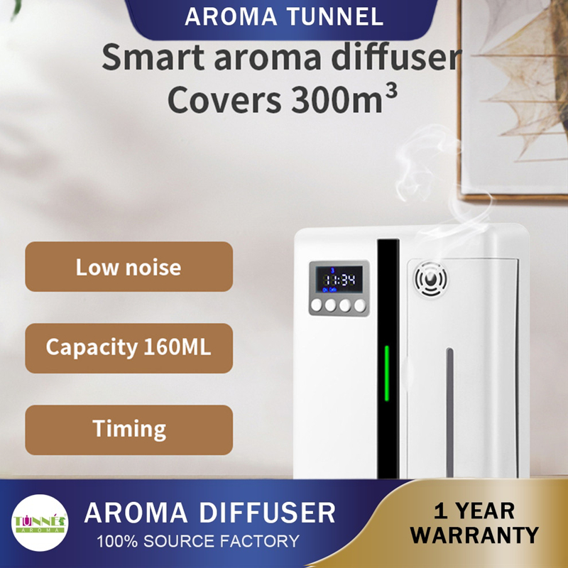 AROMA TUNNEL 160ML 1000Sqft Room Electric Aromatherapy Diffuser Home ...