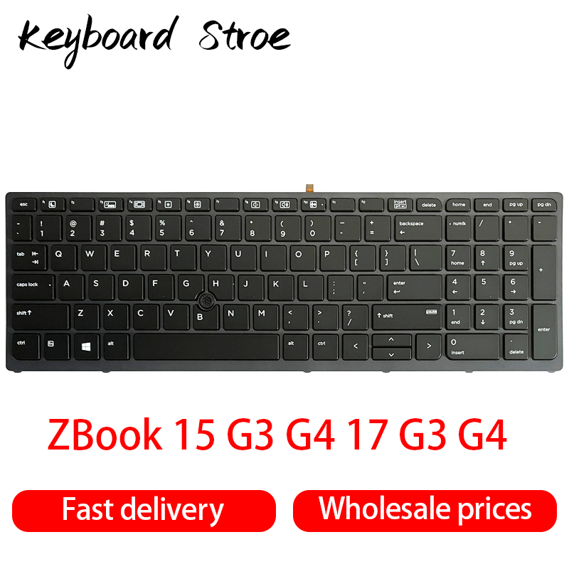 Laptop Keyboard for HP ZBOOK 15 G3 ZBOOK 15 G4 ZBOOK 17 G3 ZBOOK 17 G4 ...