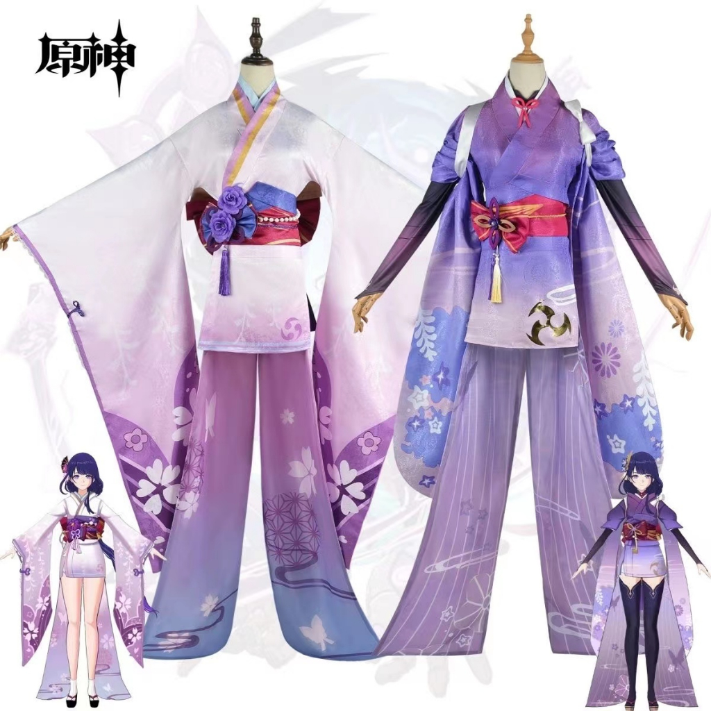 Game Genshin Impact Baal Cosplay Costume Raiden Ei /Raiden Makoto ...