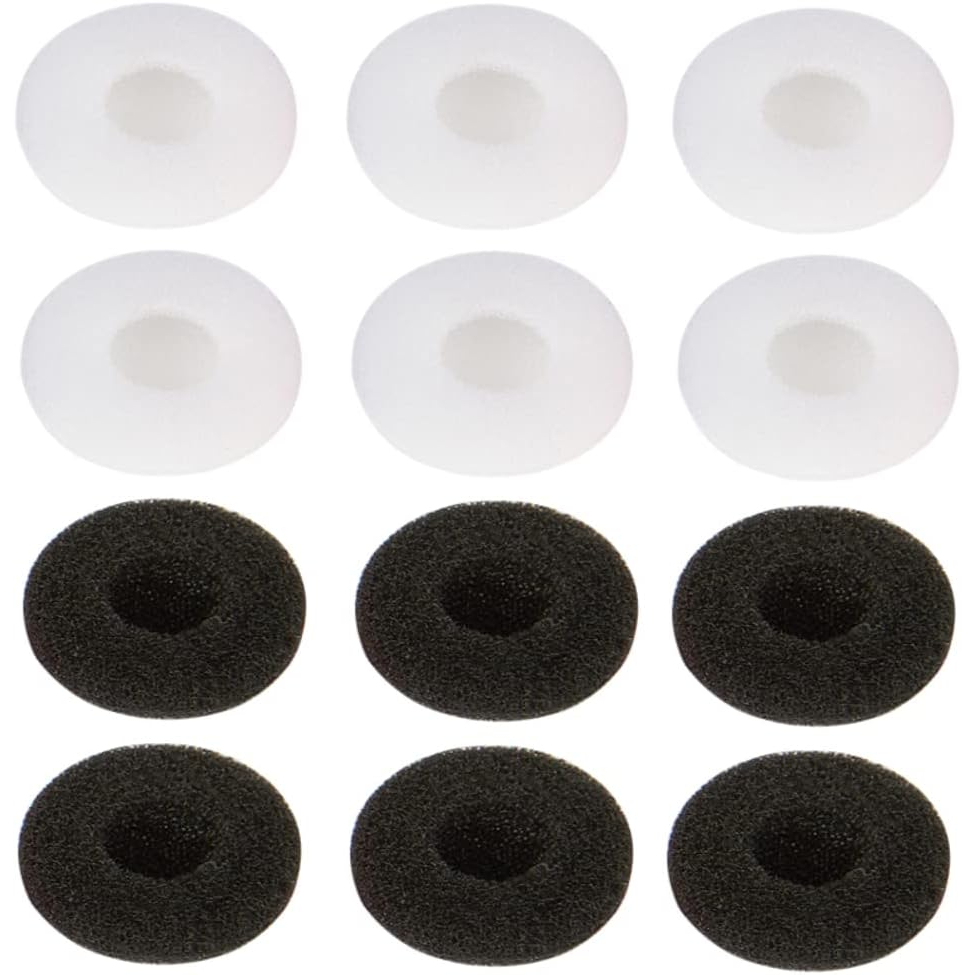 12 Pcs Foam Earbud Earpad Ear Bud Pad Replacement Sponge Covers for 13 ...
