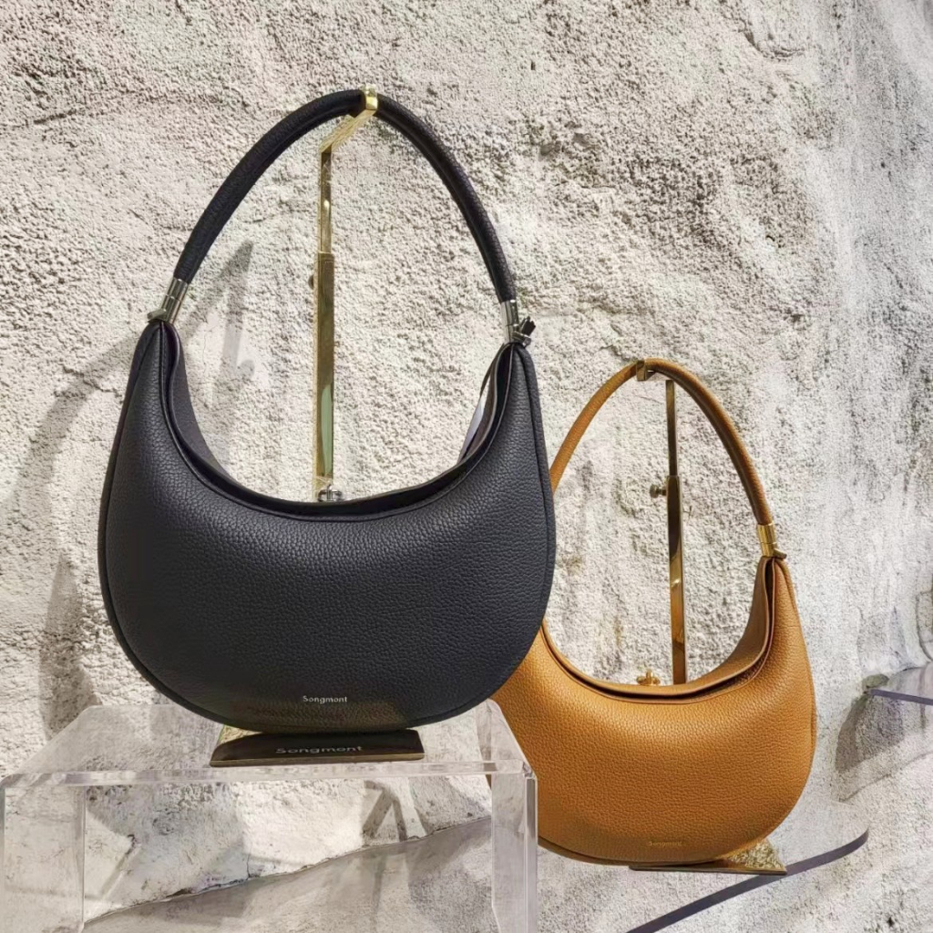 Songmont Songyue Series Luna Bag Underarm New Style Cowhide Crescent ...