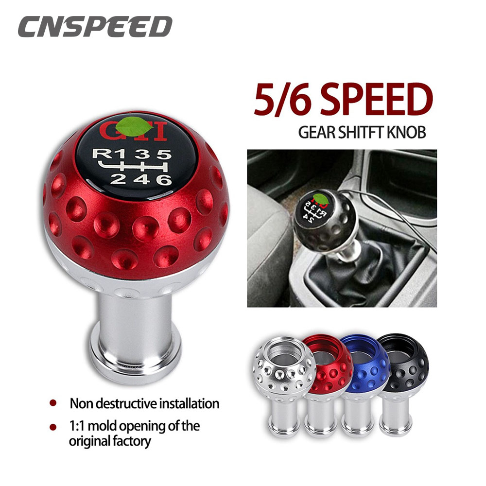 5 Speed Car Manual Trans Gear Shift Shifter Knob 6 Speed Stick Head ...