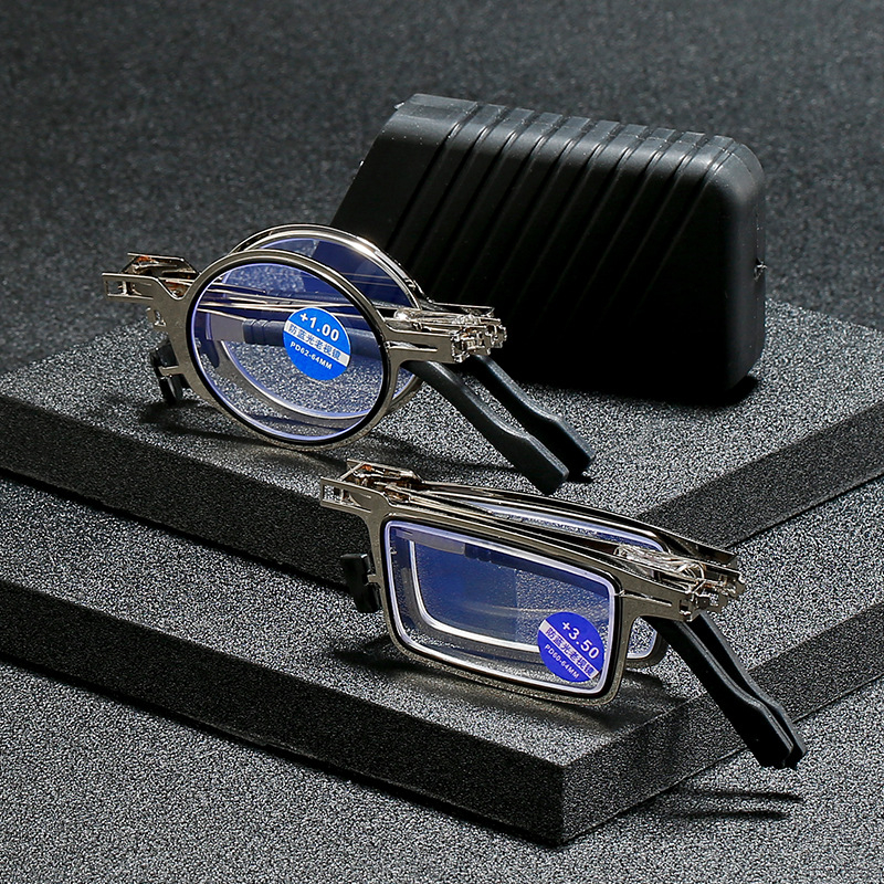 Metal Folding Reading Glasses High -definition Eyeglasses for The ...