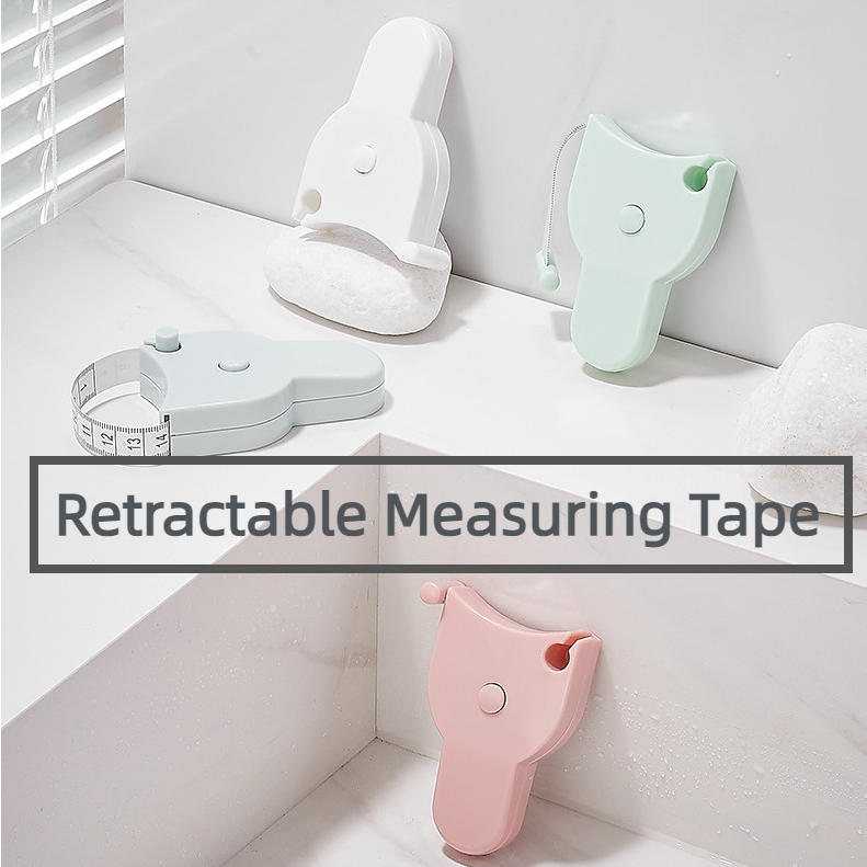 Measuring Tape Circumference Waist Arm Leg Abdomen Soft Ruler Automatic ...