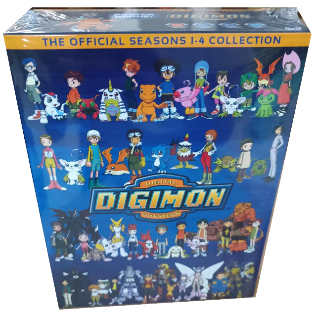 Original Anime Digimon the Complete series 32DVD HD Full Version Hobby ...