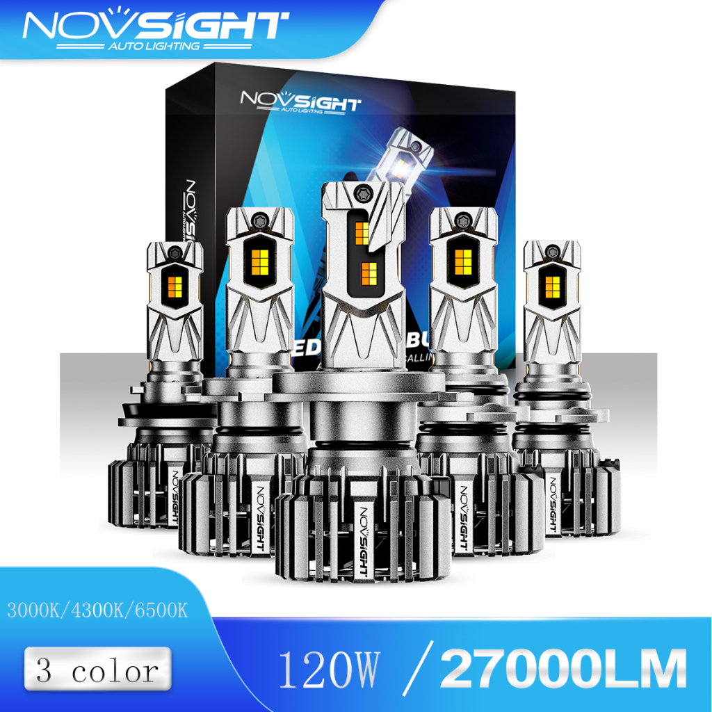 Novsight Newest N73T Switchable three color car LED headlight H4 H7 H11 ...