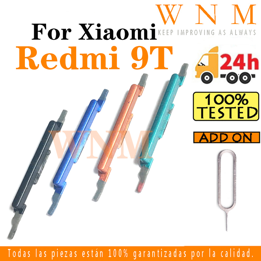 New For Xiaomi Redmi 9T Power Volume Side Button Keys Button Power ...