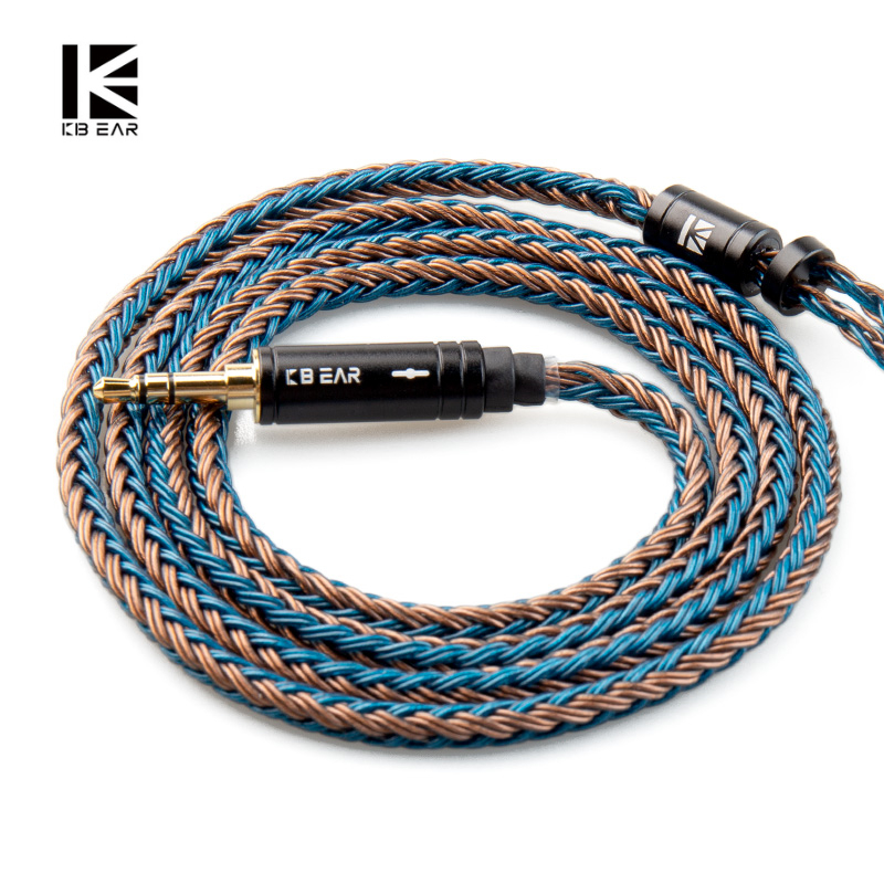 KBEAR ST16 Crystal 16 Cores Upgrade Cable 5N Single Copper Silver ...