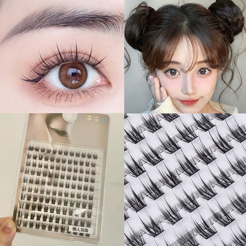 New Lazy Series Little Devil Novice Fishtail Natural Thick Lashes ...