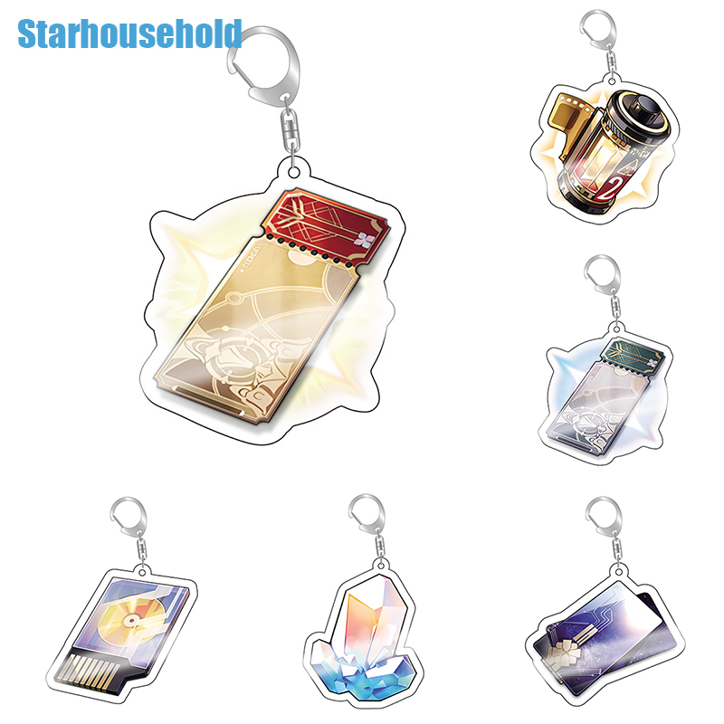 Honkai: Star Rail keychain Game props accessories Acrylic pendant ...
