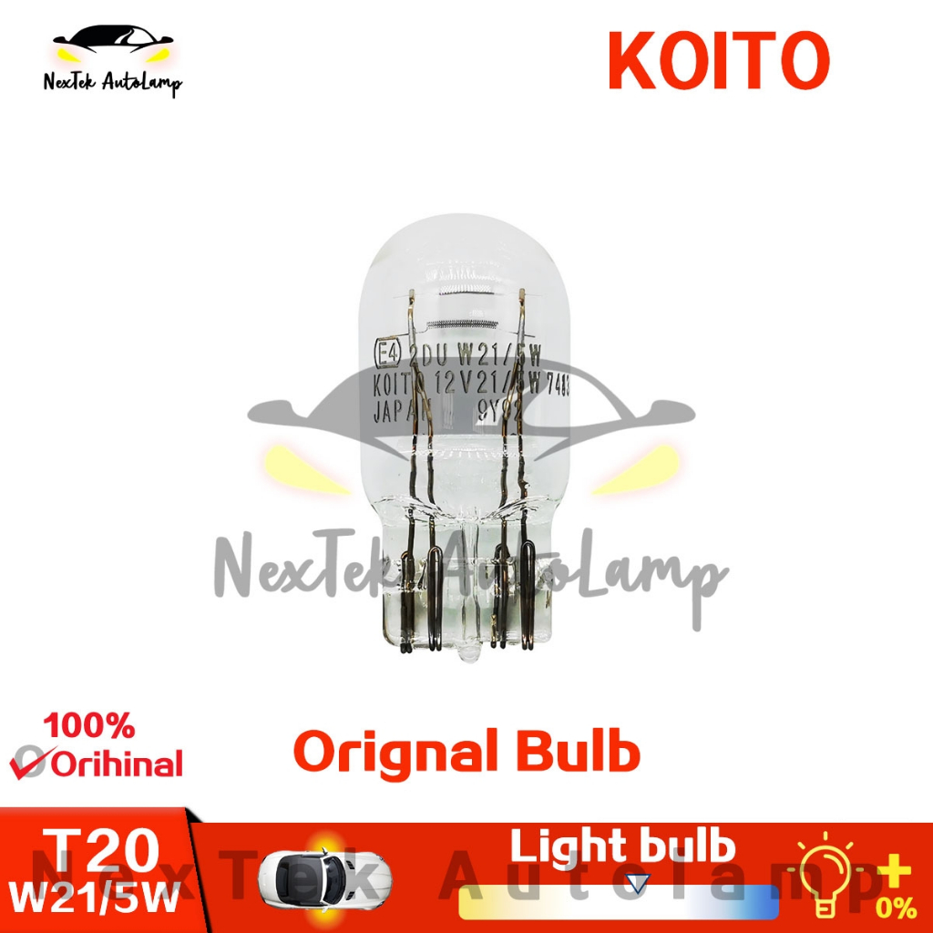 KOITO T20 W21/5W 12V 1891 Car Auto Standard Original Turn Signal Lamps Parking Light Stop Ligh ...