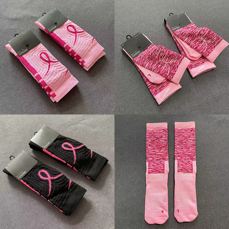 2025 NBA Basketball Socks pink Sports Socks Stockings Elite Socks Anti ...
