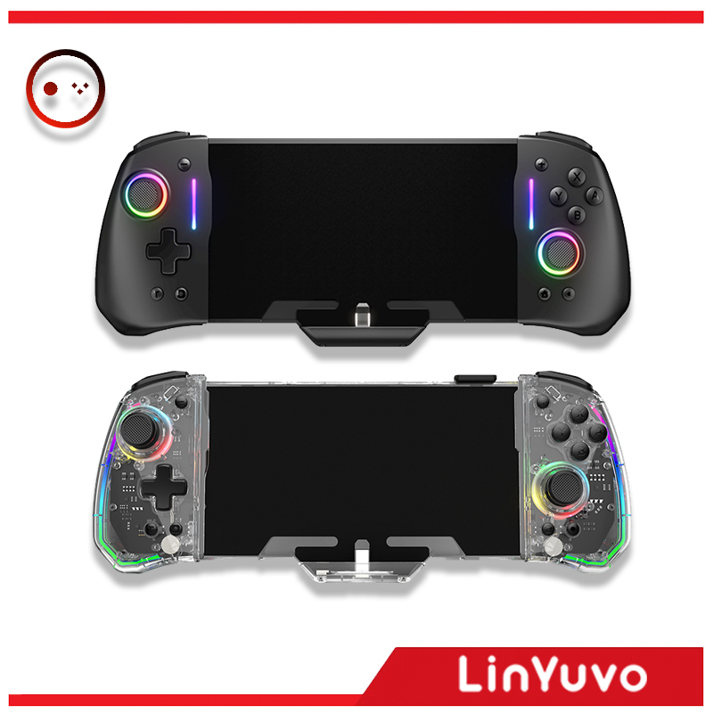 LinYuvo Nintendo Switch Game Controller Transparent Programmable Joycon ...