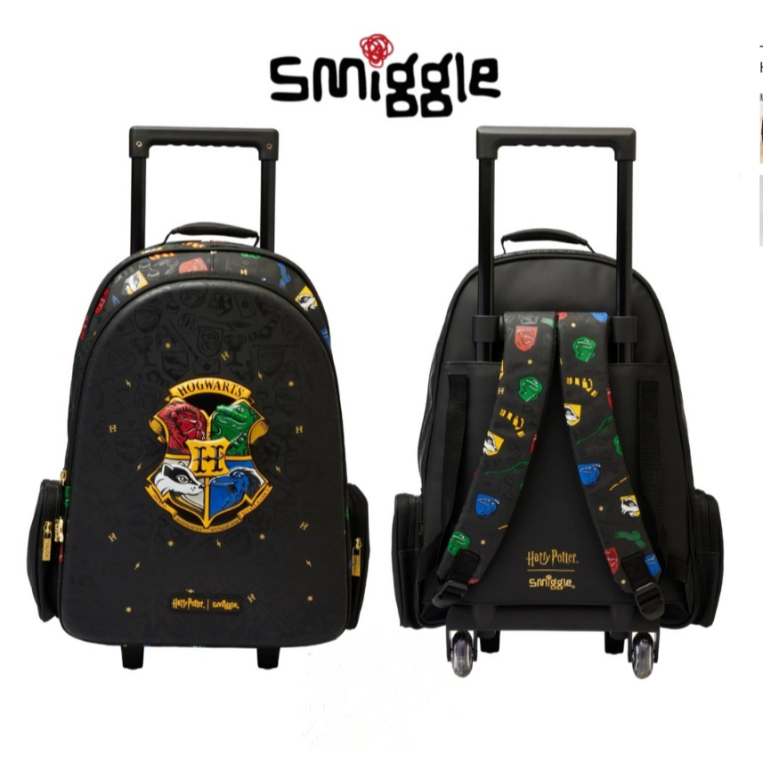 Smiggle Trolley Backpack With Light Up Wheels | Shopee Philippines