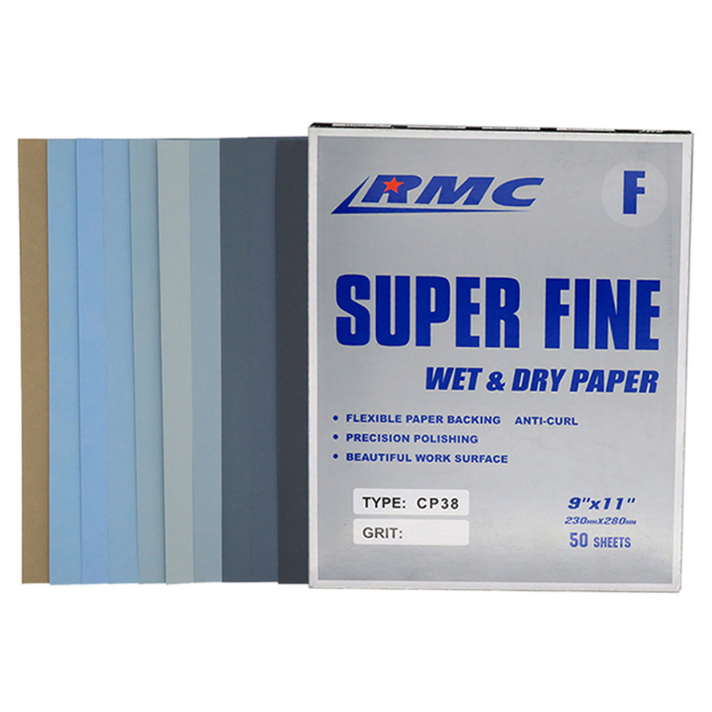 1pcs (RMC CP38) Super Fine Wet and Dry Abrasive Paper A4 9"x11" Inch ...