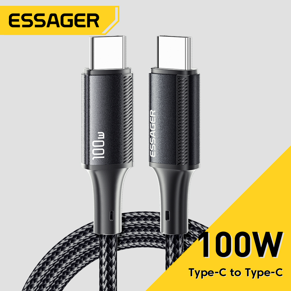 Essager PD 100w 5A Type C To Type C Fast Charging Data Cable | Shopee Philippines