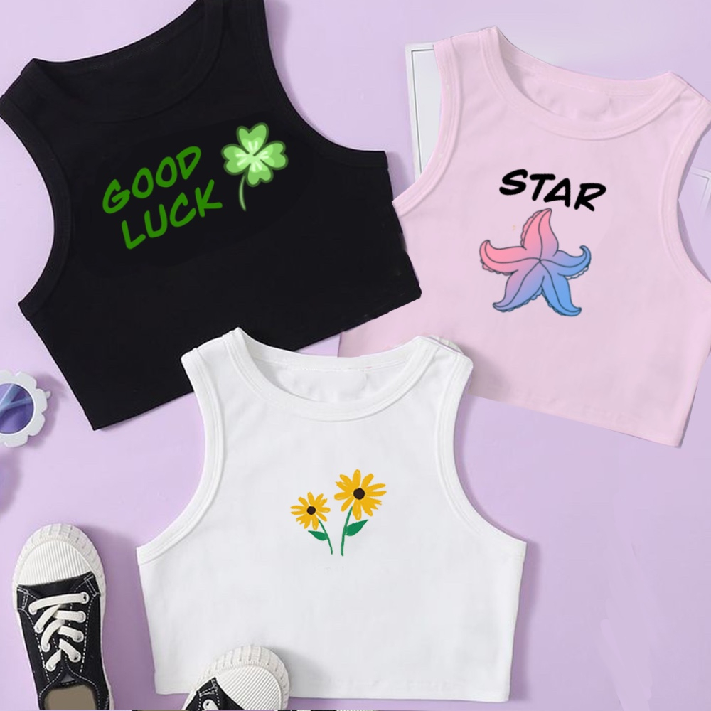 New Arrival Sando Crop Top for Kids Girls High Quality Black Croptop ...