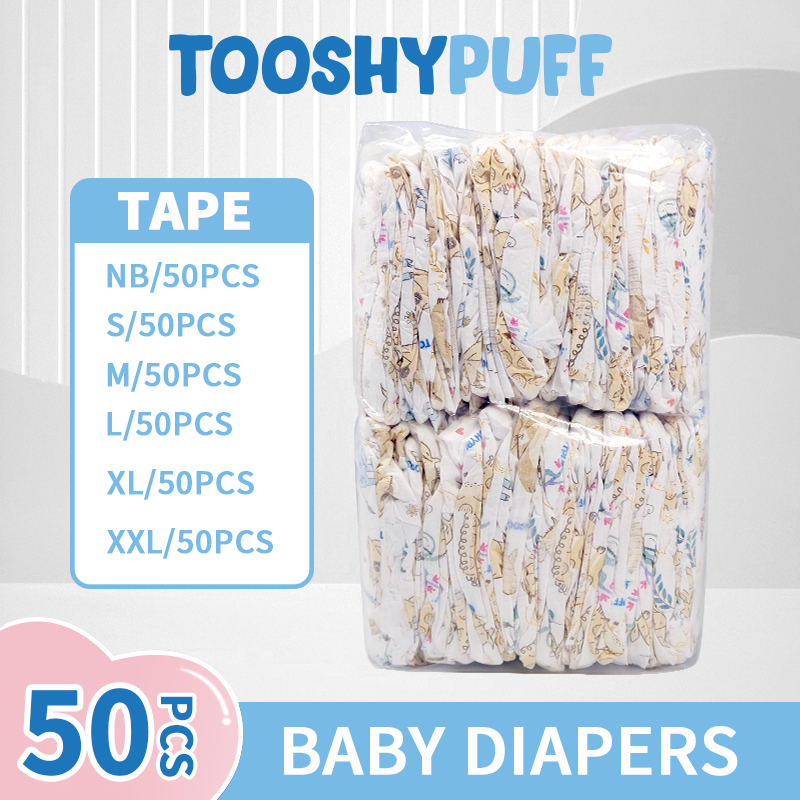 TOOSHYPUFF 50pcs Baby Diaper Korea Ultra thin Diaper All Size NB S M L XL 2XL 3XL | Shopee ...