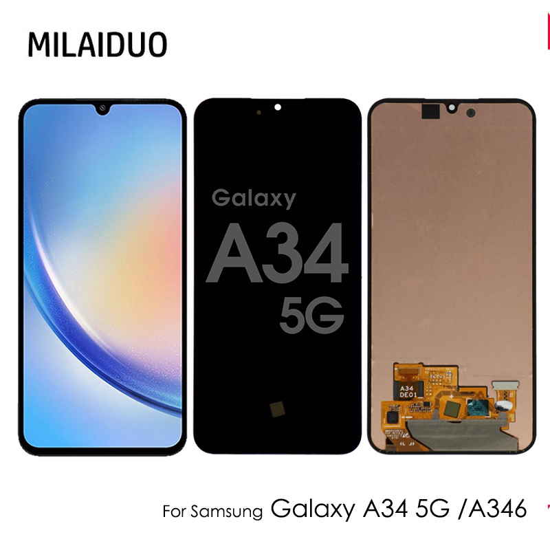 TFT / OLED / Amoled For Samsung Galaxy A34 5G A346 SM-A346B/DSN A346E A346M LCD Display Touch ...