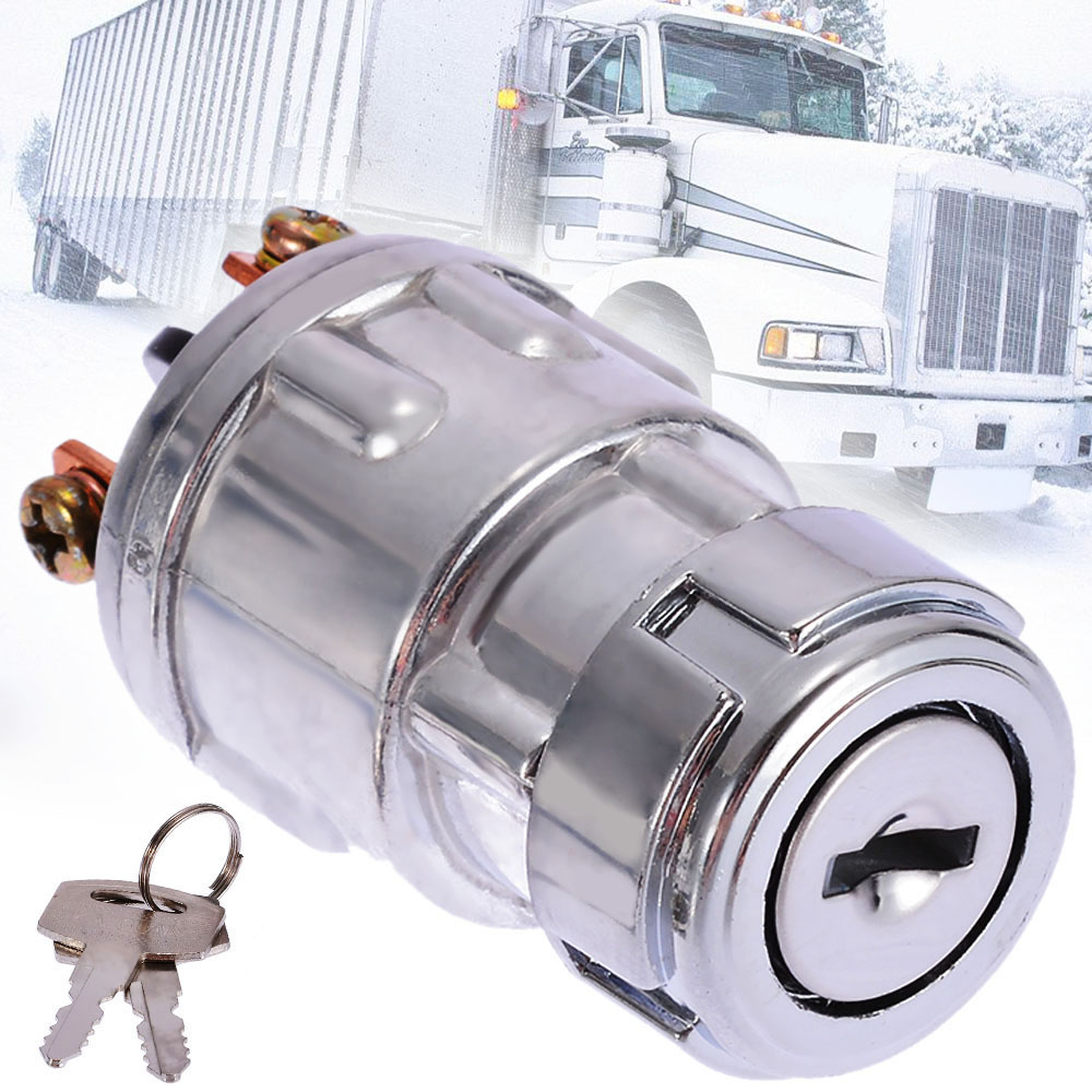Universal Replacement Car Tractor Ignition Switch Lock Cylinder With 2 ...