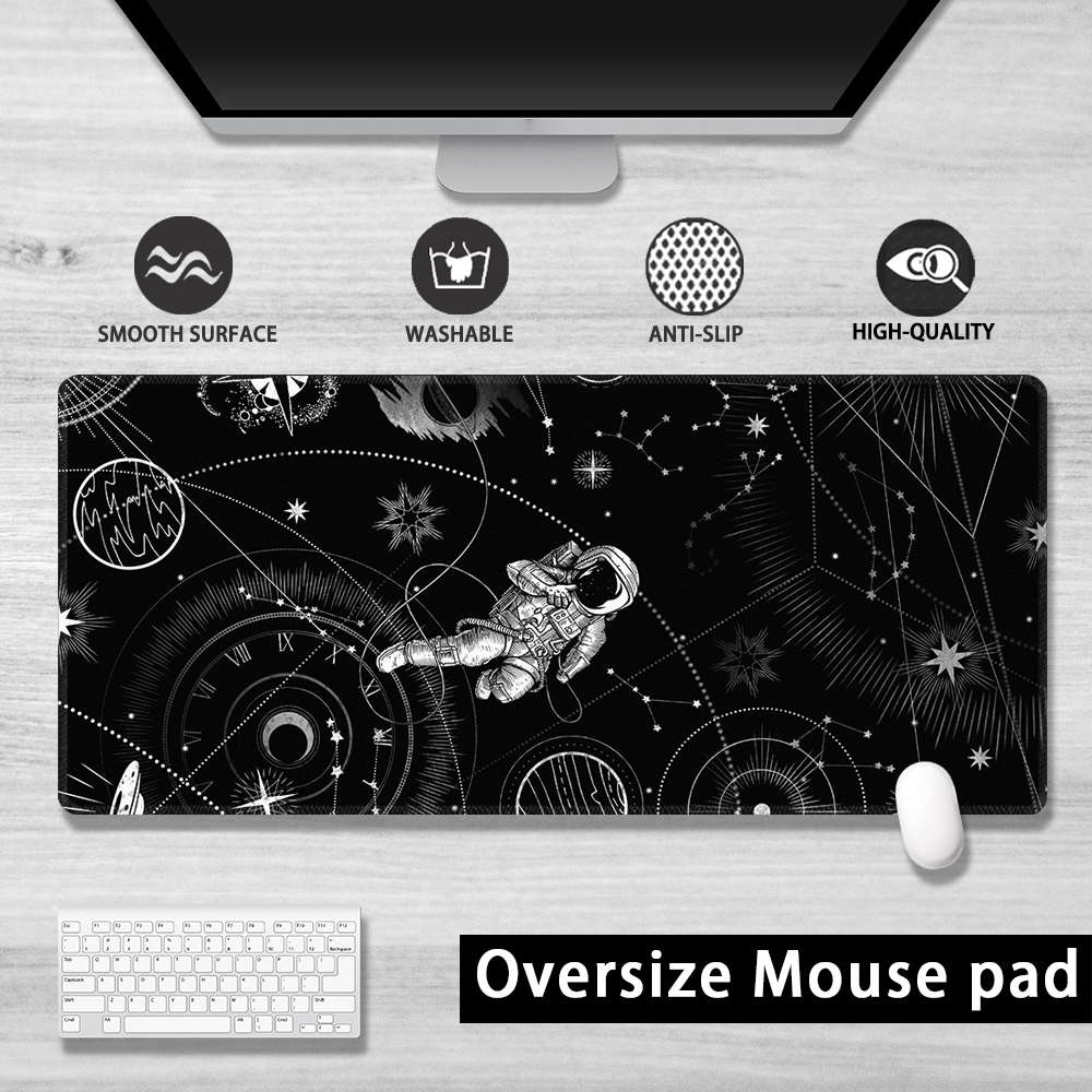 Mouse pad Galaxy Astronaut Extended mousepad Waterproof Non-Slip design ...