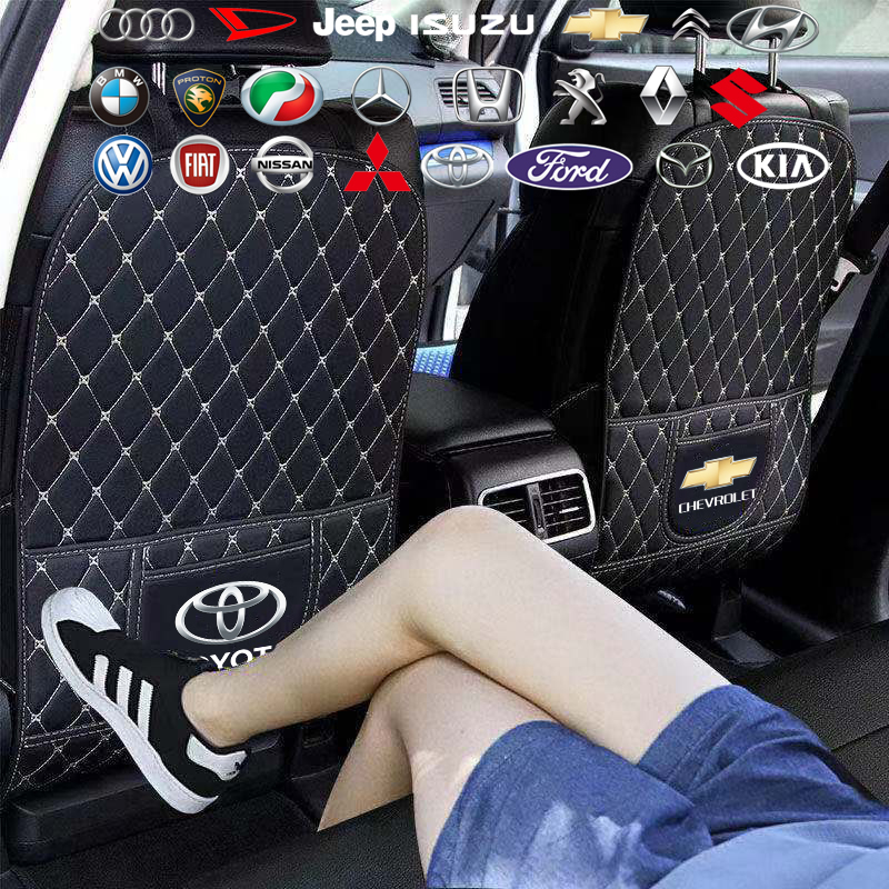 car seat pad Anti-kick, cartoon pattern, creative design prevent dirt ...