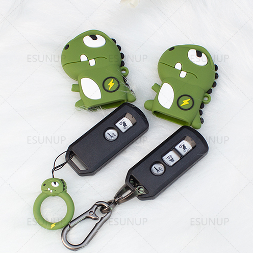 Cartoon silicone key case for Honda PCX 125 150 SH125 150 Super Cub 125 ...