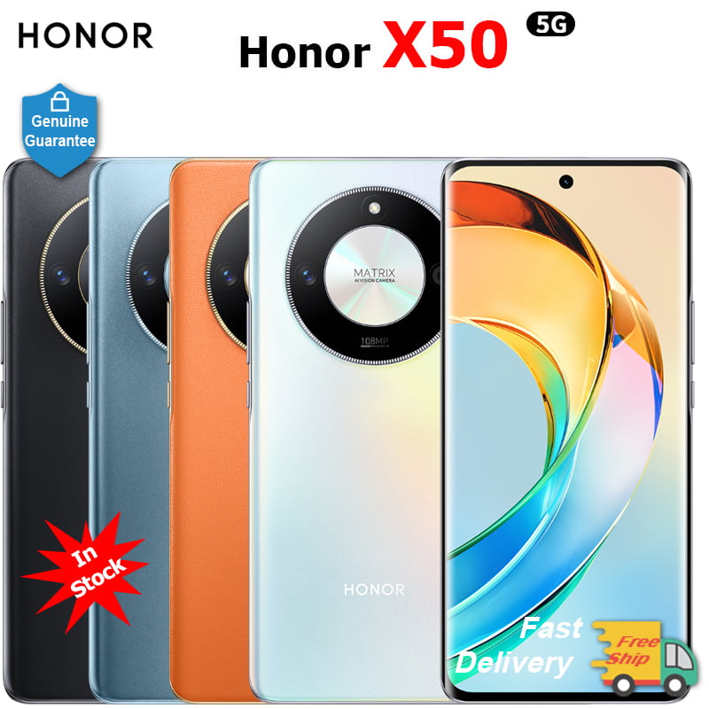 Original New Brand Honor X50 5G Mobiel Phone 6.78 Inch AMOLED 120Hz Screen Snapdragon 6 Gen 1 ...