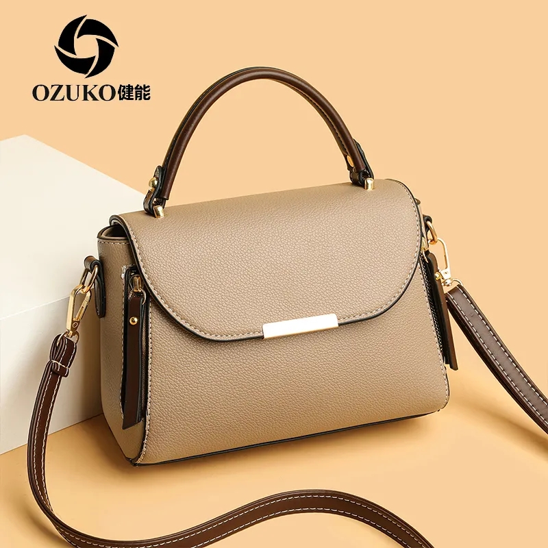 Women's Fashion pu leather handbag new versatile commuter cross-body ...